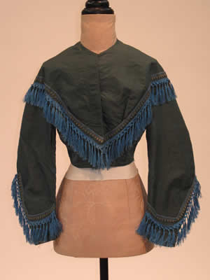 Green Dobby-weave Bodice